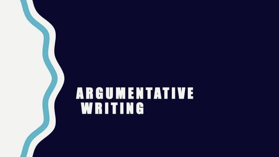 Argumentative Essay Structure | PPTX