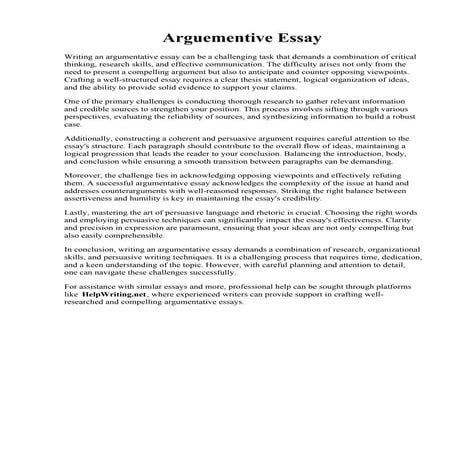 Arguementive Essay. essay examples: death penalty argumentative essay | PDF