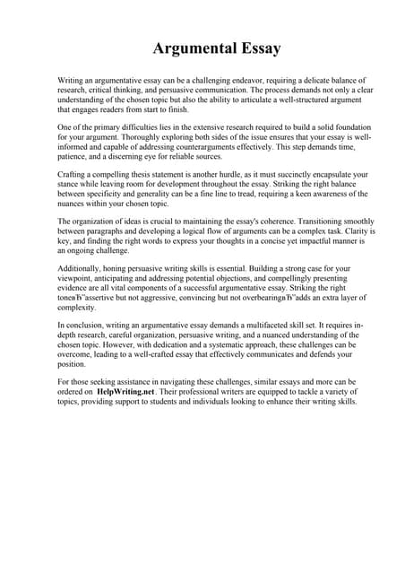 Tips For Writing Argumentative Essays.pdf