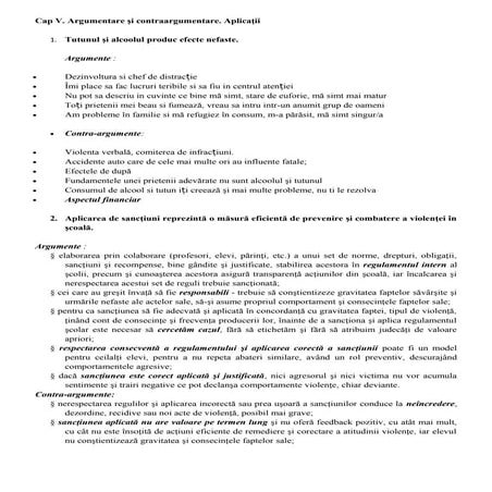 Argumentare şi contraargumentare | DOC