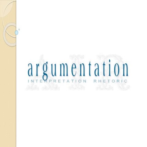 Argumentation | PPT
