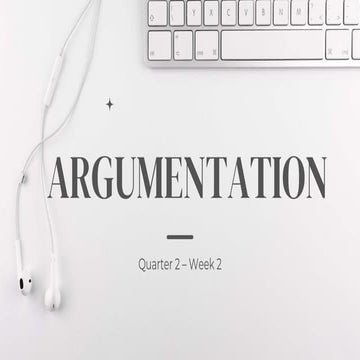 Argumentation Powerpoint For English G10 Pptx