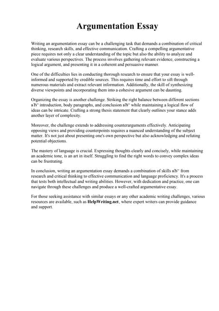 Argumentative Essay On Homework.pdf | Homework and Study | Education
