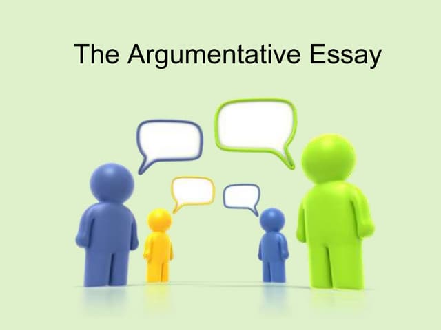 Argumentative essay ppt | PPTX