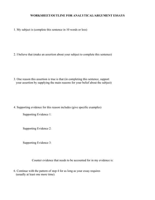 Expository essay map | PDF
