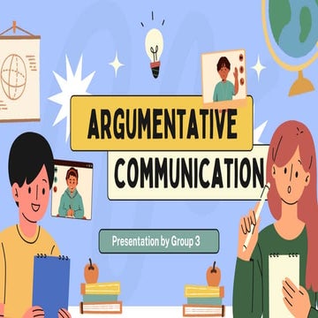ARGUMENTATIVE COMMUNICATION AND ITS CONCEPTS | PDF