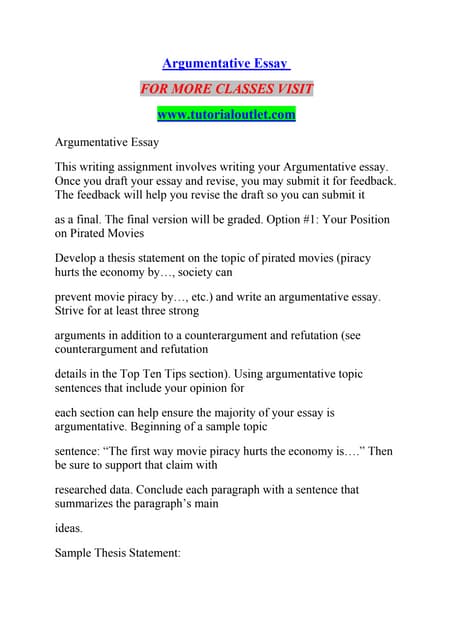 Argumentative EssayThis writing assignment involves .docx