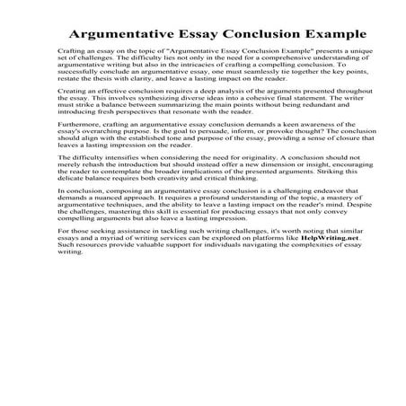 Argumentative Essay Conclusion Example.pdf