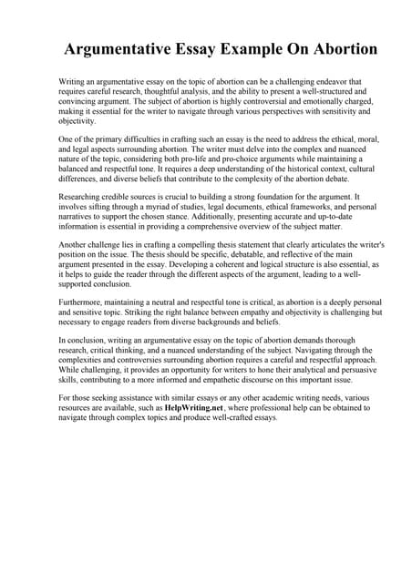 Abortion Essay Examples.pdf