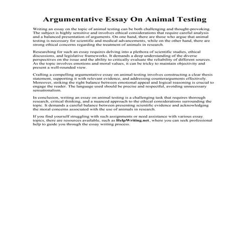 Argumentative Essay On Animal Testing.pdf