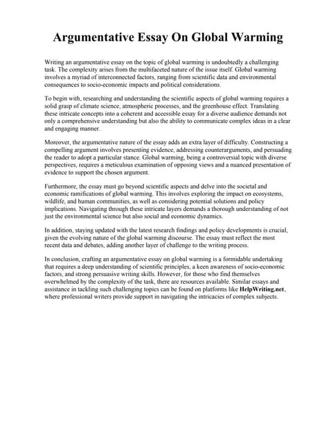 Global Warming Argumentative Essay.pdf