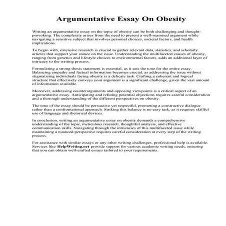 Essay On Childhood Obesity.pdf