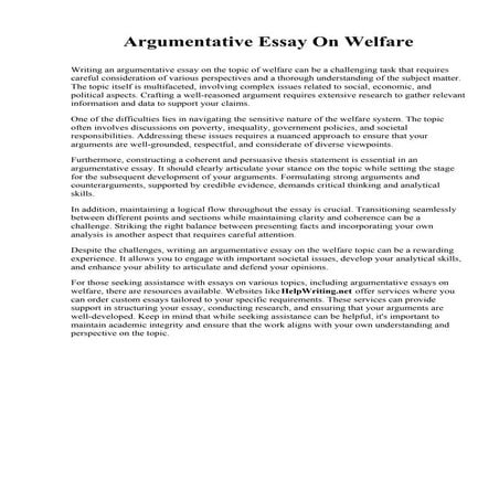 Social Work Essays | PDF