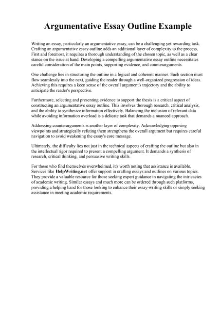 Argument Essay Outline Example.pdf Argument Essay Outline Example.pdf