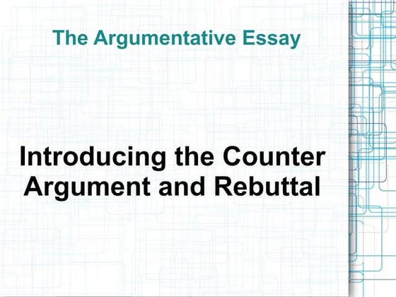 Argumentative Essay Ppt Pptx