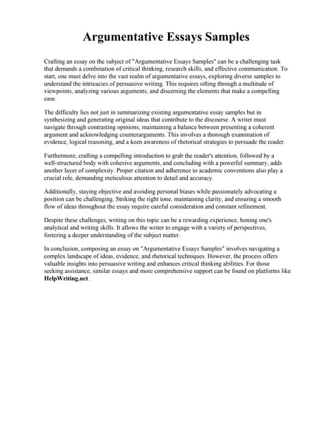Good Argumentative Essay Examples.pdf