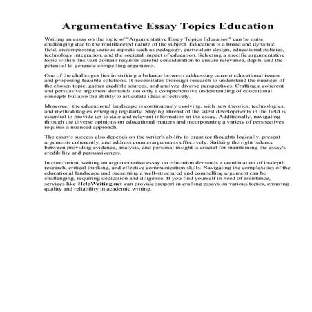 Argumentative Essay Topics Education.pdf