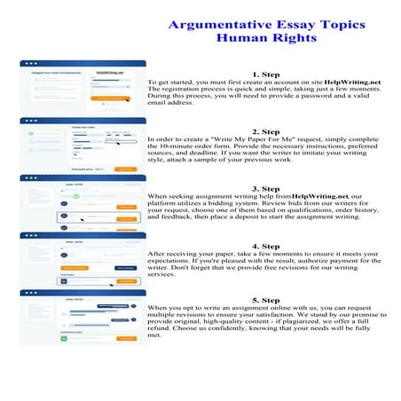 Argumentative Essay Topics Human Rights | PDF