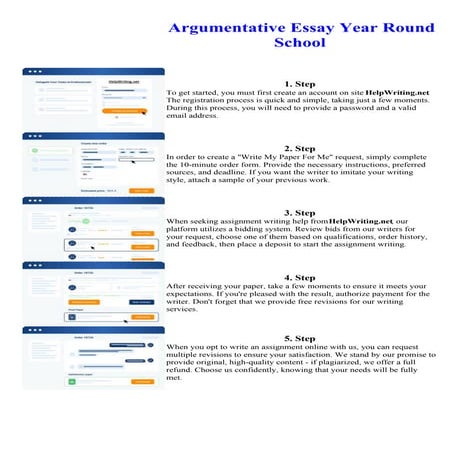 Argumentative Essay Year Round School | PDF