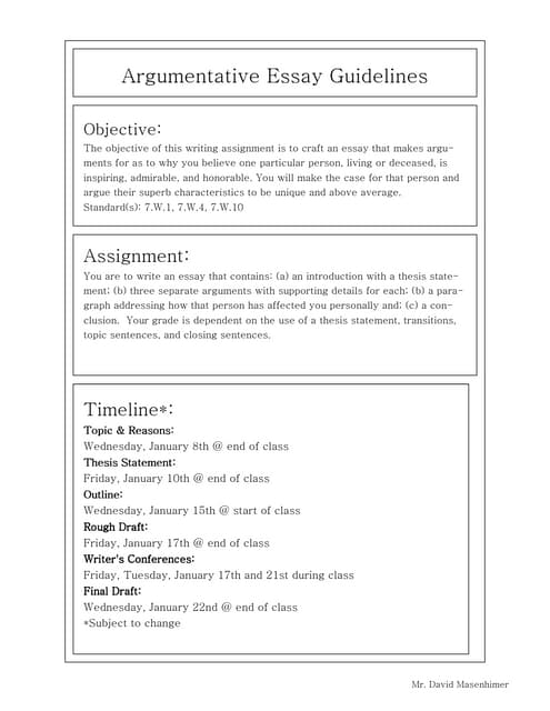 Argumentative writing | PPTX