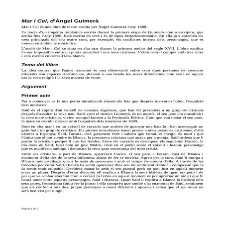 Mar i cel (3) | DOCX