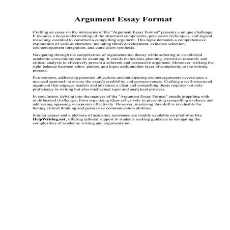 Argumentative Essay Format Sample.pdf