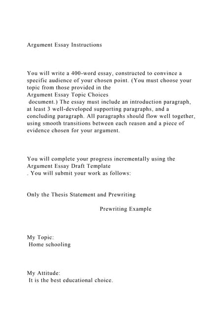 Argument II Evaluation Write a detailed evaluation of CWU — w.docx