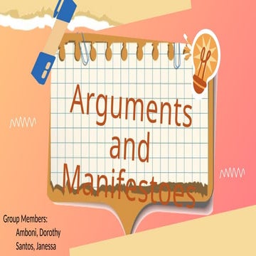 Arguments (2).pptx...for educational purposes | PPTX