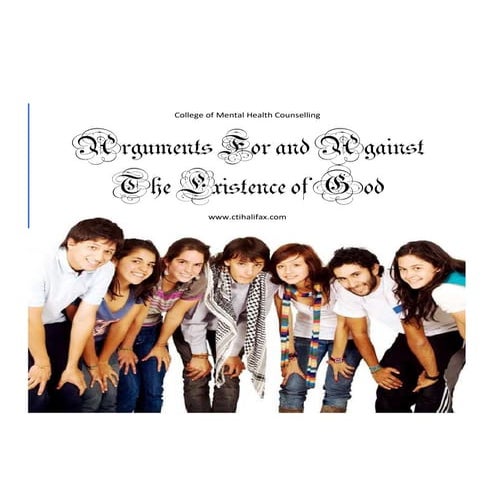 Arguments For and Against the Existence of God | PDF