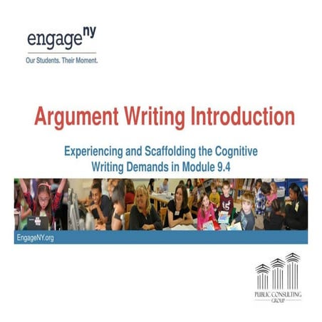 Argument Writing Introduction | PPT