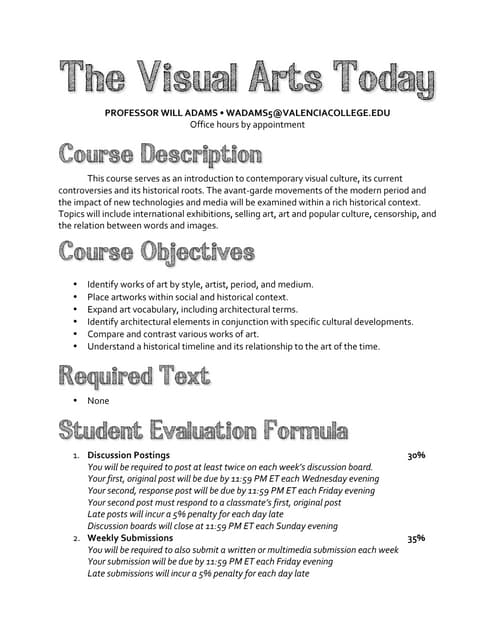 Ap art hist_syllabus_fall10 | PDF