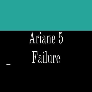 Ariane 5 failure (3) | PPTX