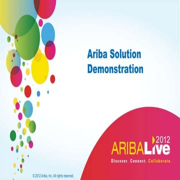 Ariba Solution Demonstration | PPTX