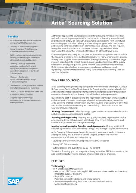 Ariba Spend Management | PPT