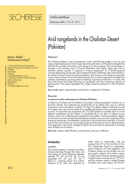 Camel rearing in cholistan desert of pakistan2 | PDF