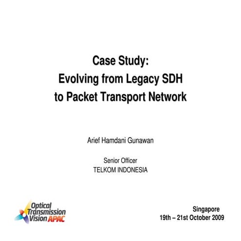 Evolving from Legacy SDH to Packet Transport Network | PPT