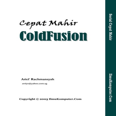 Ariefrachmansyah coldfusion-00 | PDF