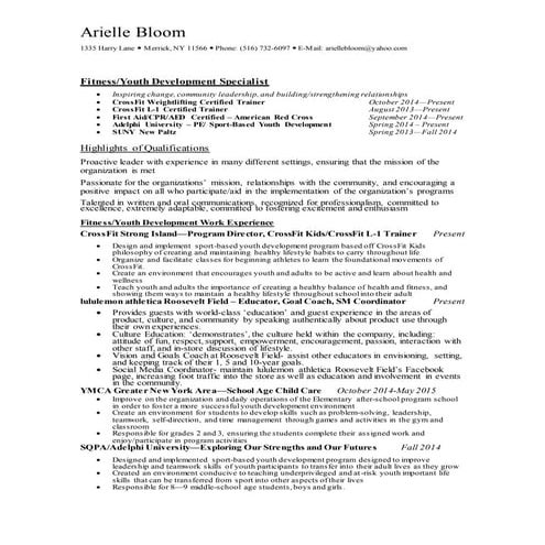 Coaching Resume | PDF