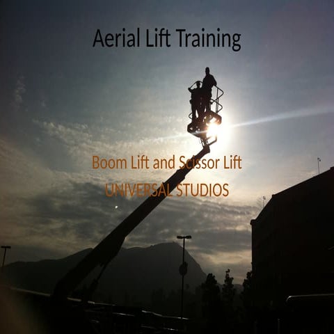Ariel Lift Safety Training for all employees | PPT