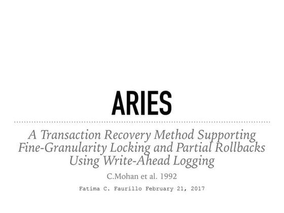 Databases: Backup and Recovery | PPT