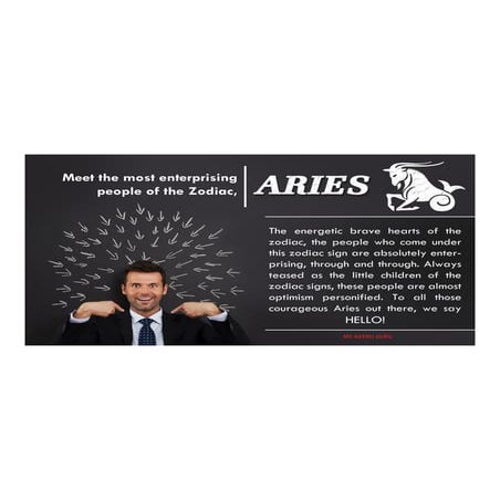 Meet the most enterprising people of the Zodiac, Aries | PDF