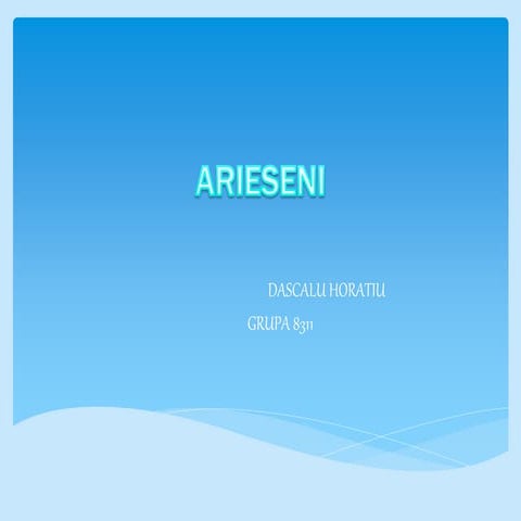 Arieseni dascalu horatiu grupa 8311 | PPT