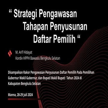 Strategi Pengawasan Tahapan Penyusuna Daftar Pemilih.pptx