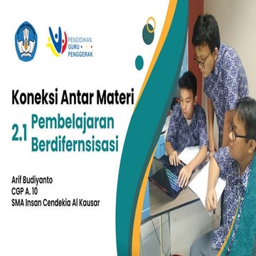 Arif 2.1 Koneksi Antar Materi pembelajaran berdiferensiasi.pdf