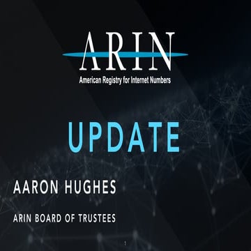 ARIN Update | PDF