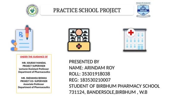 Hospital training ppt, practice School ppt | PPT