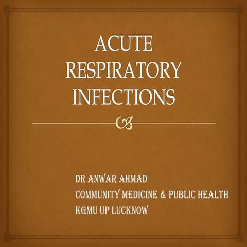 acute respiratory tract infection | PPTX