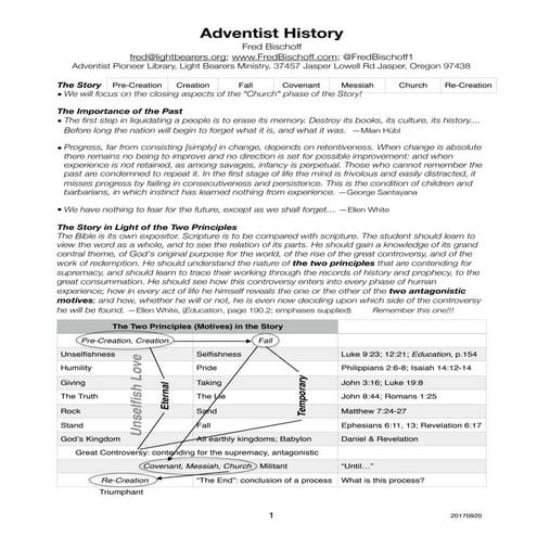 Arise adventist-history.brief | PDF