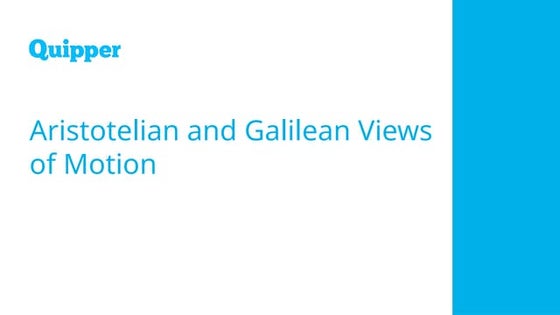 Aristotle vs. Galileo | PPTX | Physics | Science