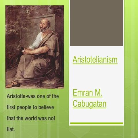ARISTOTELIANISM.pptx